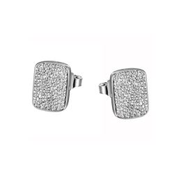 Firetti Damen Paar Ohrstecker "Schmuck Geschenk Silber 925 Ohrschmuck Quadrat", Silber 925 (Sterlingsilber), silber, Silber 925 (Sterlingsilber),