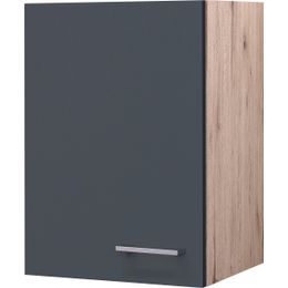 Hängeschrank Flex-Well, B:40cm H:54,8cm T:32cm, grau, Holzwerkstoff, Küche, Schränke, "Morena", (B x H x T) 40 x 54,8 x 32 cm