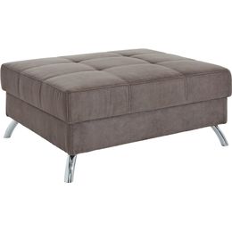 Jockenhöfer Hocker, B:103cm H:45cm T:86cm, grau, JOCKENHÖFER GRUPPE, Luxus-Microfaser in Antiklederoptik (100% Polyester);Luxus-Microfaser ALCATOP (100%