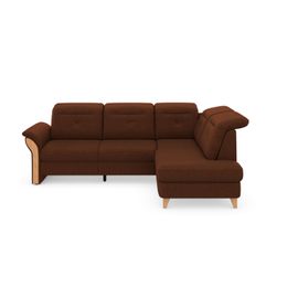 Ecksofa Home Affaire, B:269cm H:92cm T:200cm, rosa, Luxus-Microfaser Euphora 100% Polyester, ;Easy Care: 98% Polyester, 2% Polyamid;Luxus-Microfaser