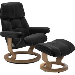 Relaxsessel stressless, B:88cm H:99cm T:77cm, schwarz, Leder BATICK: Batick ist ein leicht korrigiertes, durchgefärbtes und genarbtes Möbelleder, bei
