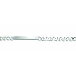 Adelia&acute;s ADELIA ́S Damen Silberarmband "925 Silber Flach Panzer Armband 19 cm", 19, Silber 925 (Sterlingsilber), silber, Silber 925 (Sterlingsilber),