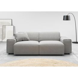 2,5-Sitzer Andas, B:214cm H:71cm T:101cm, grau, 100% Polyester, Sofas, "Glimminge auch in Breitcord, Feincord + Easy care-Bezug", besondere