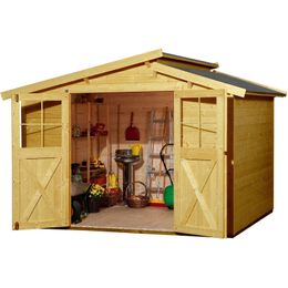 Gartenhaus Weka, braun, Holzwerkstoff, Gartenhäuser, "323 Gr.3, lasiert, 19 mm"
