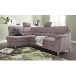 Sit & More Ecksofa SIT & MORE, B:250cm H:90cm T:175cm, grau, Luxus-Microfaser (90% Polyester, 10% Polyamid);Flachgewebe (100% Polyester);Struktur (100%