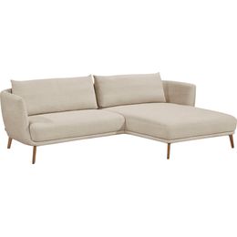Schöner Wohnen Kollektion Ecksofa, B:270cm H:71cm T:160cm, beige, SCHÖNER WOHNEN-KOLLEKTION, 96% Polyester, 4% Polyacryl, Wohnzimmer, Sofas, "Pearl - 5 Jahre