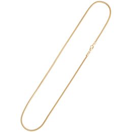 Jobo Damen Kette ohne Anhänger, Gelbgold 585, L: 45, gelb, Gelbgold 585, Halsketten, Schlangenkette 585 Gold 45 cm 2,4 mm