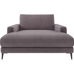 Chaiselongue Inosign, B:132cm H:84cm T:170cm, rosa, 95% Polyester, 5% Nylon, Sofas, "Downtown Loungemöbel zum Relaxen, B/T/H: 132/170/84 cm", auch in