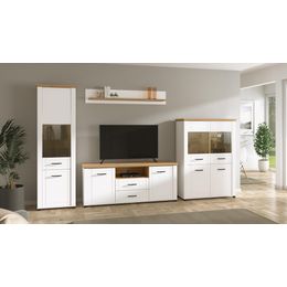 TV-Board Home Affaire, B:161cm H:66,5cm T:41cm, braun, MDF, Spanplatte, Sideboards, "Valencia"