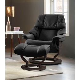 Relaxsessel stressless, B:75cm H:96cm T:75cm, schwarz, Leder BATICK: BATICK ist ein leicht korrigiertes, durchgefärbtes und genarbtes Möbelleder, bei