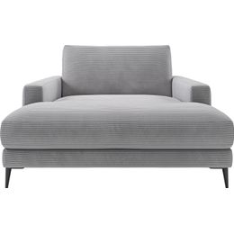 Chaiselongue Inosign, B:132cm H:84cm T:170cm, grau, 88% Polyester, 12% Polyacryl, Sofas, "Downtown Loungemöbel zum Relaxen, B/T/H: 132/170/84 cm",