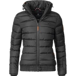 Marikoo Damen Steppjacke "Poison", schwarz, Gr. S, clean, Oberstoff: 100% Polyester, Futter: 100% Polyester, Wattierung: 100% Polyester, Ärmelfutter: