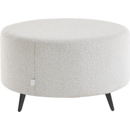 Polsterhocker Home Affaire, B:80cm H:47cm T:80cm, beige, 95% Polyester, 5% Polyacryl, Hocker, "Hulby", passend zur "Hulby"-Recamiere