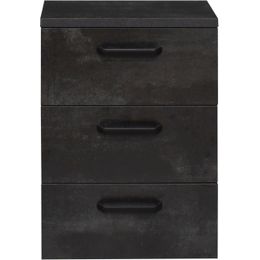 Mäusbacher Mehrzweckschrank MÄUSBACHER, B:50cm H:73cm T:35cm, schwarz, Holzwerkstoff, Küche, Schränke