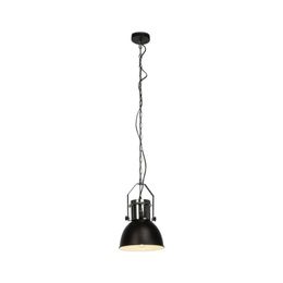 Brilliant Lampe Salford Pendelleuchte 23cm schwarz/chrom 1x A60, E27, 60W, geeignet für Normallampen (nicht enthalten) Kette ist kürzbar