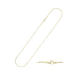 Jobo Damen Goldkette "Criss-Cross-Kette", Gelbgold 333, L: 42, gold, Gelbgold 333, Halsketten, 333 Gold 42 cm 1,3 mm