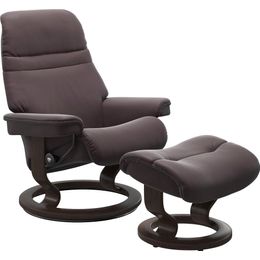 Relaxsessel stressless, B:75cm H:100cm T:73cm, rot, Leder BATICK: BATICK ist ein leicht korrigiertes, durchgefärbtes und genarbtes Möbelleder, bei