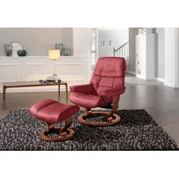 Relaxsessel stressless, B:79cm H:98cm T:76cm, rot, Leder PALOMA: Paloma ist ein durchgefärbtes Semianilin-Möbelleder mit natürlicher Narbung. Es