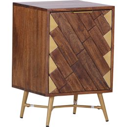Kommode GUTMANN FACTORY, B:40cm H:60cm T:40cm, braun, Schlafzimmer, Sideboards, "Marbella"