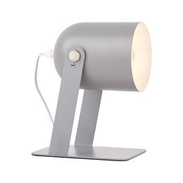 Brilliant Lampe Yan Tischleuchte 29cm grau 1x A60, E27, 30W, geeignet für Normallampen (nicht enthalten) Mit Schnurzwischenschalter