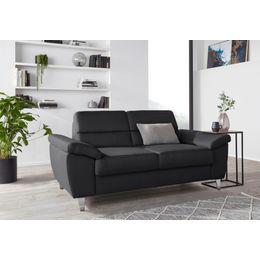 Sit & More 2-Sitzer SIT & MORE, B:168cm H:88cm T:91cm, schwarz, Sofas, "Sorano", Breite 168 cm