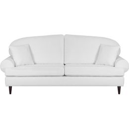 2-Sitzer Home Affaire, B:188cm H:95cm T:100cm, beige, 93% Polyester, 6% Acryl, 1% Cotton, Sofas, "Vitreux", auch im Bouclébezug, incl. Zierkissen