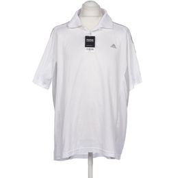 Adidas Herren Poloshirt, weiß, Gr. 56