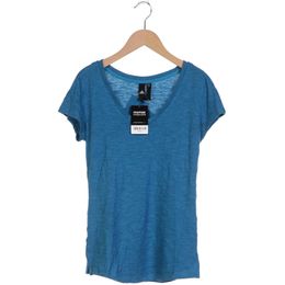 Adidas Damen T-Shirt, blau, Gr. 34