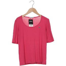 Lacoste Damen T-Shirt, pink, Gr. 40