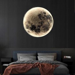 Innenwandleuchte, moderne LED-Wandleuchte, 15 w, Kreis-Design, 6500 k, Schwarz, Schlafzimmer, Wohnzimmer, 24 cm Ulisem