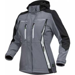 Leibwächter Leibwächter - Damen Sommer-Softshell Jacke flxds Gr. 40 grau/schwarz