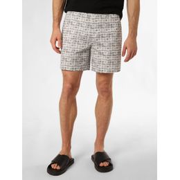 Calvin Klein Shorts Herren Baumwolle gemustert, weiß