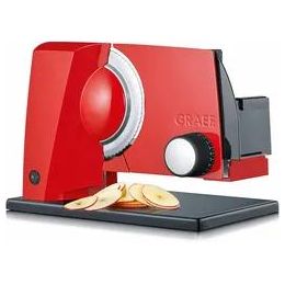 Graef Allesschneider "SLICED KITCHEN SKS S11003" mit Bodenplatte rot