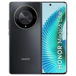 Honor Smartphone "Magic6 Lite" Mobiltelefone Gr. 256 GB, schwarz (midnight schwarz)