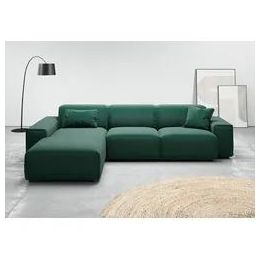 Ecksofa Andas "Glimminge auch in Breitcord, Feincord, Bouclé + Easy care-Bezug" Sofas Gr. B/H/T: 294cm x 71cm x 191cm, Feincord, Recamiere links, grün L-Form, Breite 294, Zierkissen