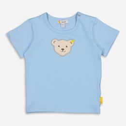 TK Maxx Blaues T-Shirt mit Teddybär-Logoaufnäher