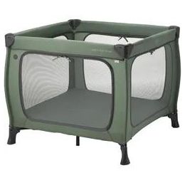 Baby-Reisebett hauck "Sleep N Play SQ, Set dark green" Gr. Liegefläche B/L: 87cm x 87cm, kein Härtegrad, grün (dunkelgrün) Baby Babybetten inklusive Schaumstoff-Matratze