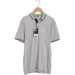 BOSS Green Herren Poloshirt, grau, Gr. 46