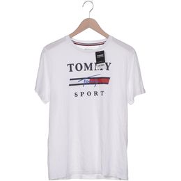 Tommy Hilfiger Herren T-Shirt, weiß, Gr. 46