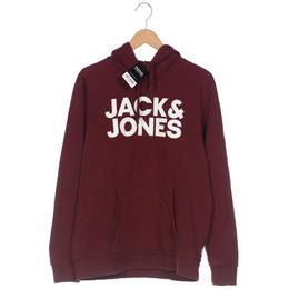 Jack & Jones Jack & Jones Herren Kapuzenpullover, bordeaux, Gr. 52