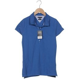 Tommy Hilfiger Damen Poloshirt, blau, Gr. 42