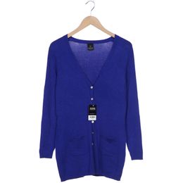 Madeleine Mode Madeleine Damen Strickjacke, blau, Gr. 36