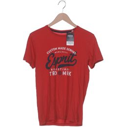 Esprit Herren T-Shirt, rot, Gr. 48