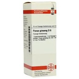 DHU-Arzneimittel Panax Ginseng D 6 Dilution 20 ml