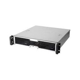 RM24100-L, Server-Geh&auml;use silber/schwarz, 2 H&ouml;heneinheiten
