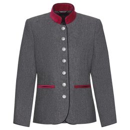 Reitmayer Stehkragenjacke Grau-Melange (Größe: 34)