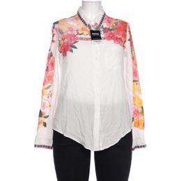 Desigual Damen Bluse, weiß, Gr. 42