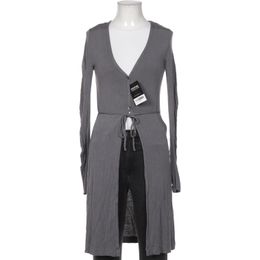 Hallhuber Damen Strickjacke, grau, Gr. 34