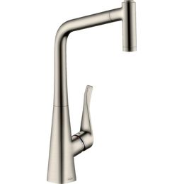 Hansgrohe Spültischmischer 320 mit sBox Ausziehbrause M7116-H320 ST edelst.-opt., 73801800 73801800