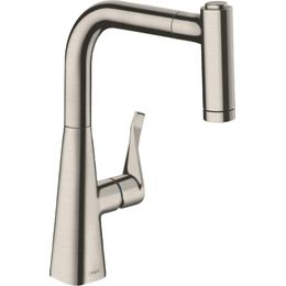 Hansgrohe Spültischmischer 220 mit sBox Ausziehbrause M7116-H220 ST edelst.-opt., 73800800 73800800